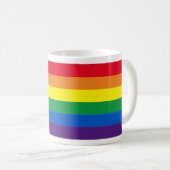 Inclusive rainbow Lgbtq gay diversity flag Coffee Mug | Zazzle