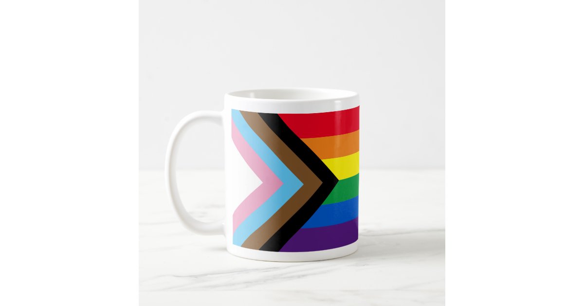 Inclusive Rainbow Lgbtq Gay Diversity Flag Coffee Mug Zazzle