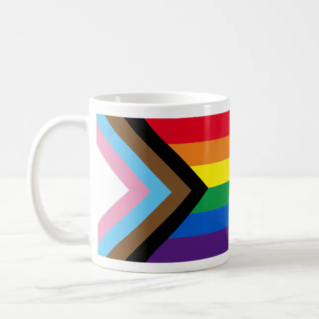 Inclusive Rainbow Lgbtq Gay Diversity Flag Coffee Mug Zazzle