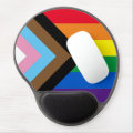 Inclusive rainbow Lgbtq gay diversity flag Gel Mouse Pad | Zazzle