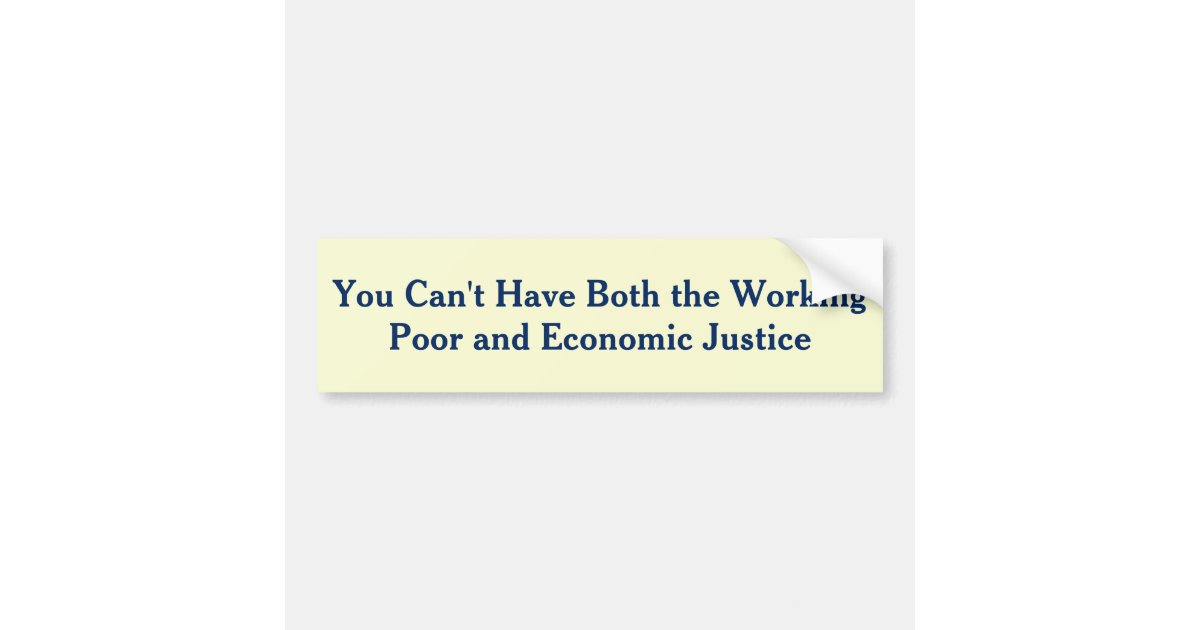 Income Inequality is killing the Middle Class Bumper Sticker | Zazzle