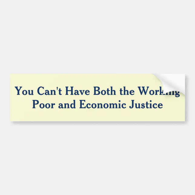 Income Inequality is killing the Middle Class Bumper Sticker | Zazzle