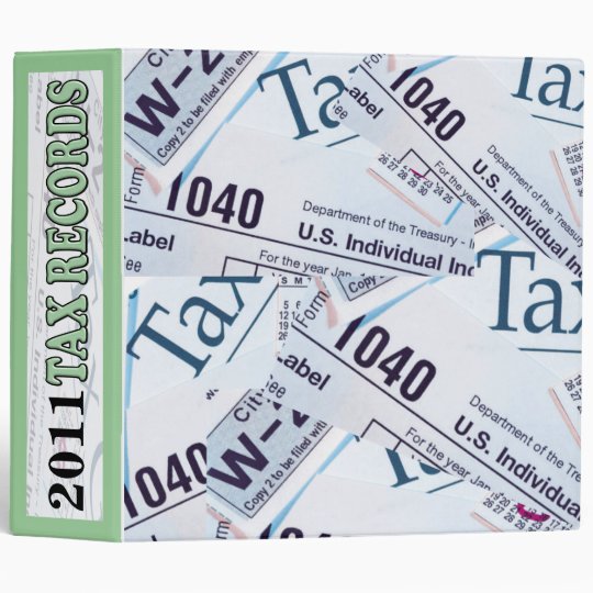 Income Tax Records Binder Stay Organized | Zazzle.com