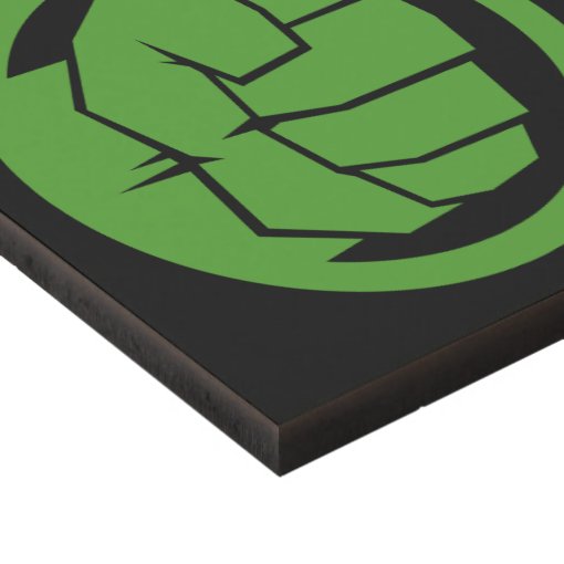 Incredible Hulk Logo Panel Wall Art | Zazzle