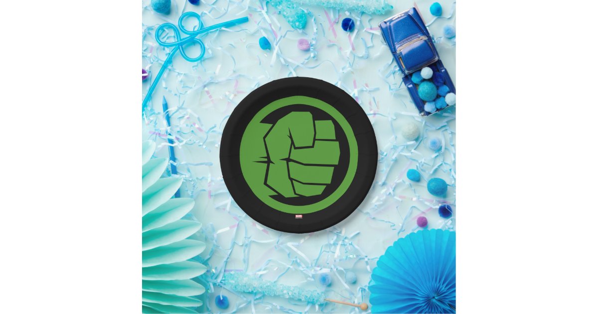 Incredible Hulk Logo Paper Plates | Zazzle