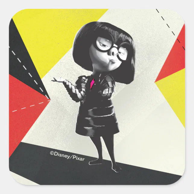 Incredibles 2 | Edna - It's My Way Square Sticker | Zazzle