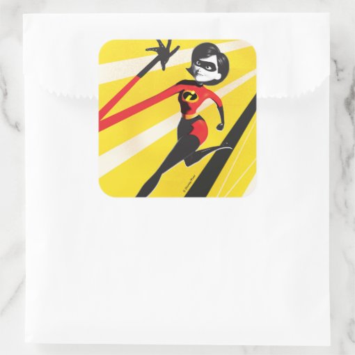 Incredibles 2 | Mrs. Incredible | Elastigirl Square Sticker | Zazzle