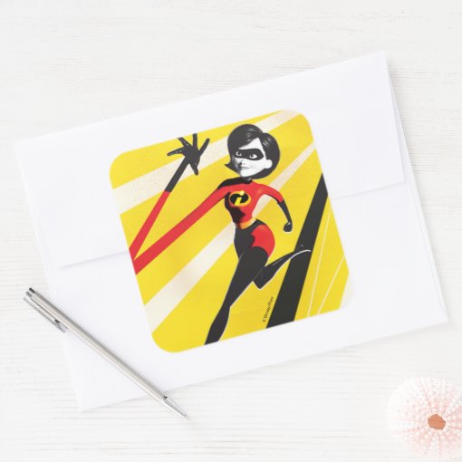 Incredibles 2 | Mrs. Incredible | Elastigirl Square Sticker | Zazzle