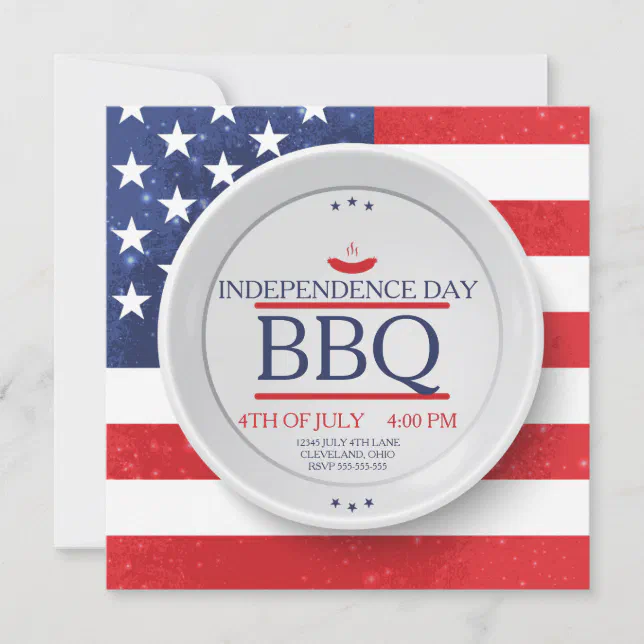 Independence Day Invitation | Zazzle