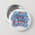 Independence Day July 4th Button | Zazzle