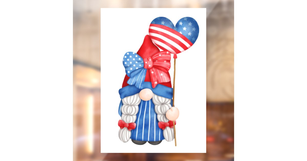 Independence Day Window Cling | Zazzle
