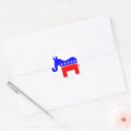 INDEPENDENT & BIPARTISAN - Donkey/Elephant Hybrid Square Sticker | Zazzle