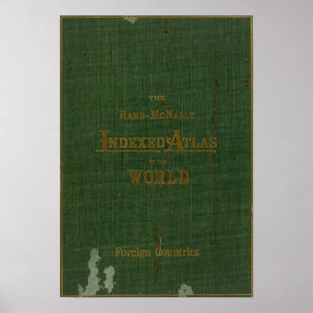 Indexed Atlas Poster | Zazzle