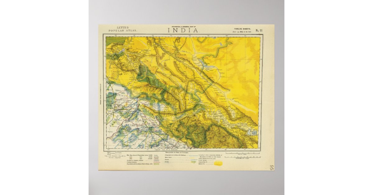 India and Pakistan Poster | Zazzle