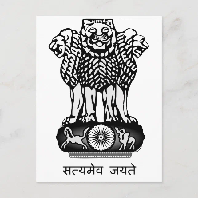 India Ashoka Chakra Postcard | Zazzle