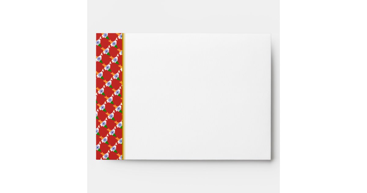 INDIA Christian Custom Wedding RED Envelope | Zazzle