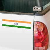 India Flag Bumper Sticker | Zazzle