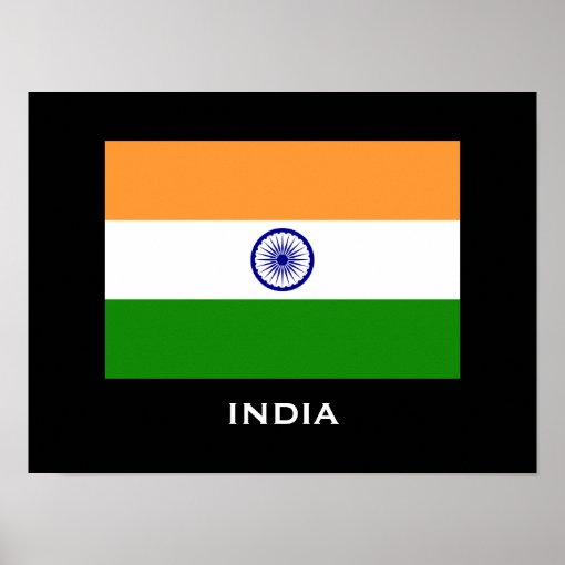 India Flag Custom Poster | Zazzle