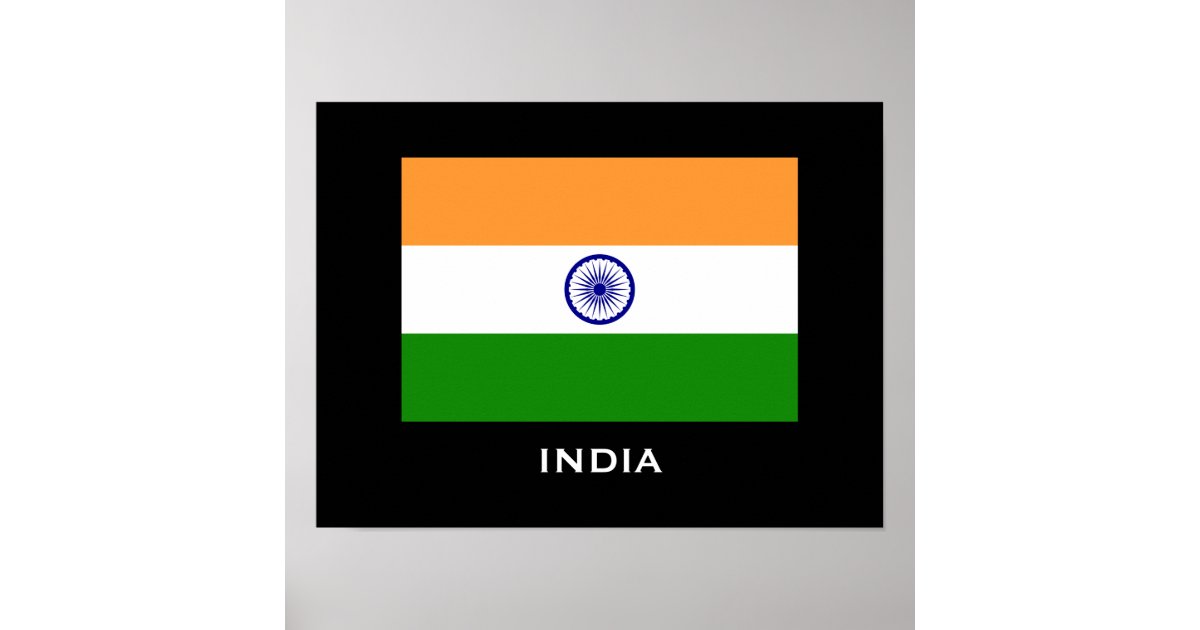 India Flag Custom Poster | Zazzle