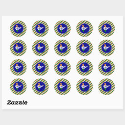 INDIA FLAG Indian Map Stylish Patriotic Classic Round Sticker | Zazzle