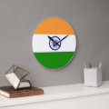 India Flag Large Clock | Zazzle