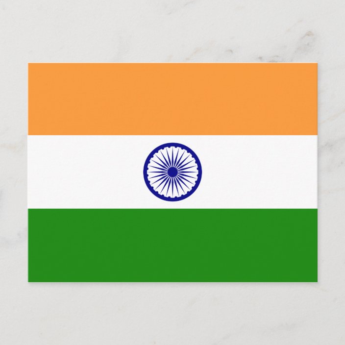 India Flag Postcard | Zazzle.com