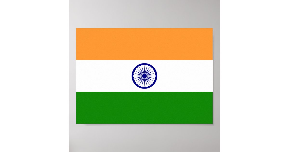 India Flag Poster | Zazzle