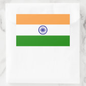 India Flag Rectangular Sticker | Zazzle