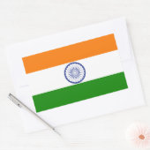 India Flag Rectangular Sticker | Zazzle
