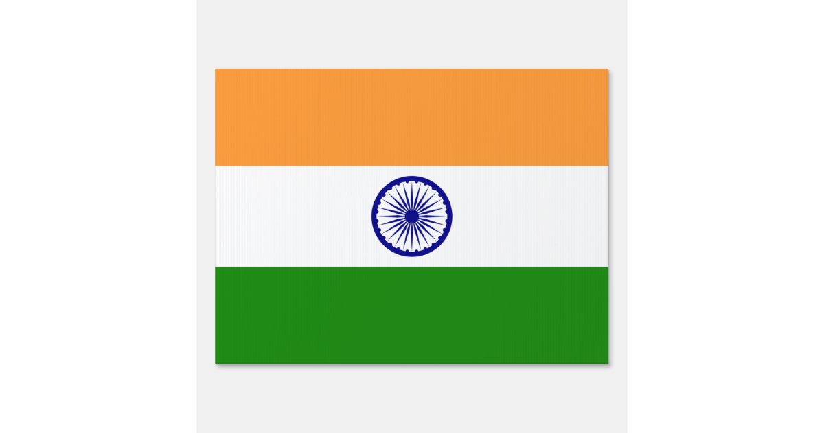 India flag sign | Zazzle