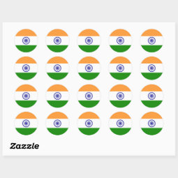 India Flag Sticker | Zazzle