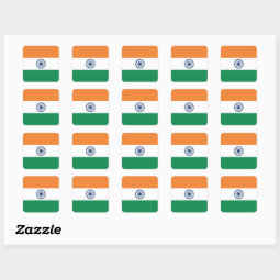 India Flag Sticker | Zazzle