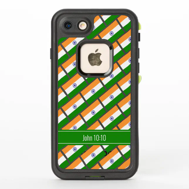 INDIA FLAG Stylish Customized INDIAN LifeProof iPhone Case | Zazzle