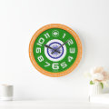 India Flag Wall Clock | Zazzle