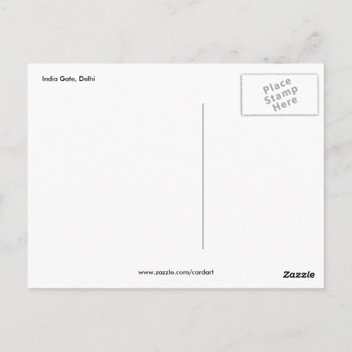 india gate police postcard | Zazzle
