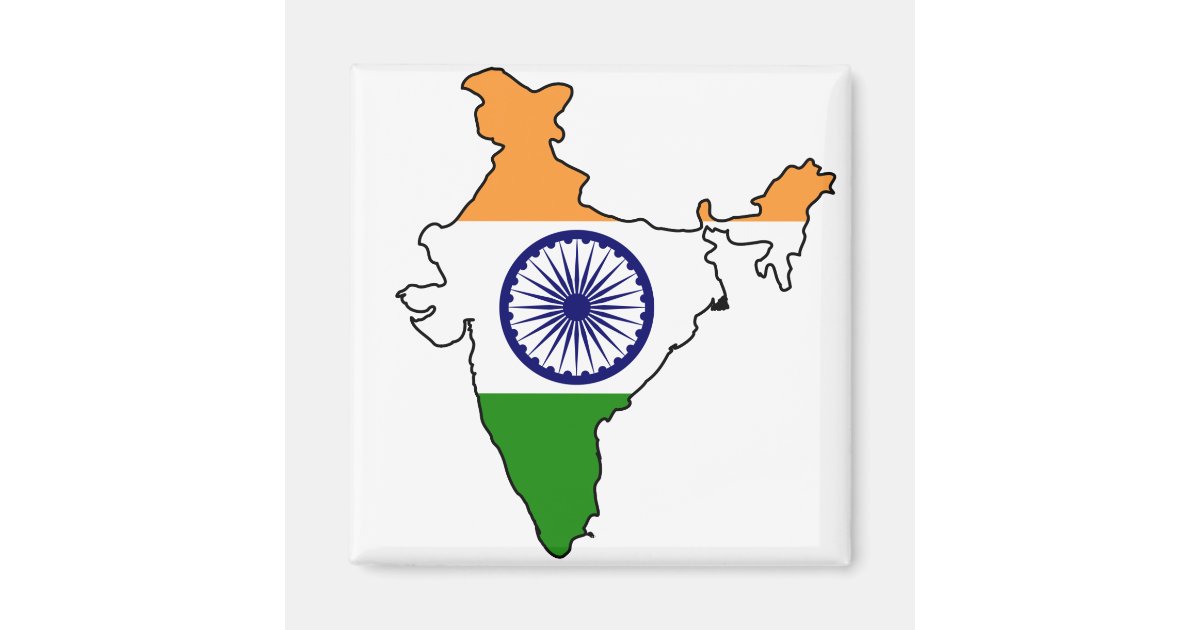 India IN Magnet | Zazzle