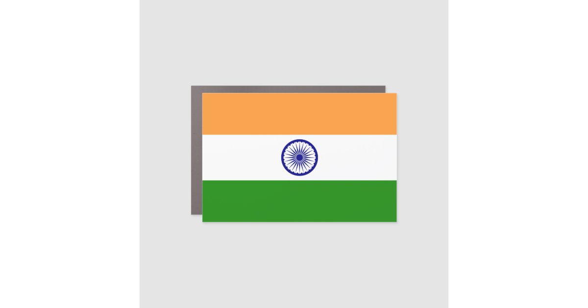 India (Indian) Flag Car Magnet | Zazzle
