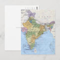 India map postcard | Zazzle