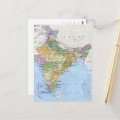 India map postcard | Zazzle