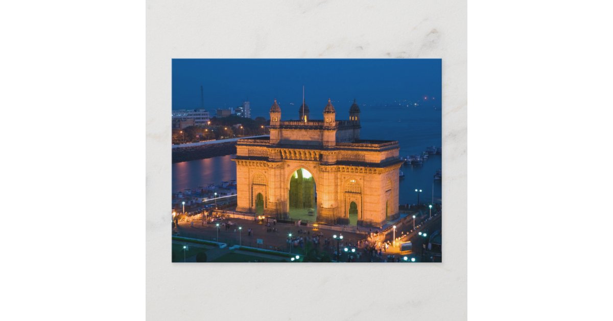 INDIA, Mumbai (Bombay): Gateway of India / Postcard | Zazzle