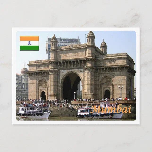 India - Mumbai - Postcard | Zazzle