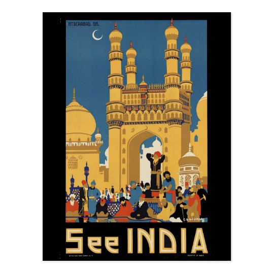 India Postcard | Zazzle.com