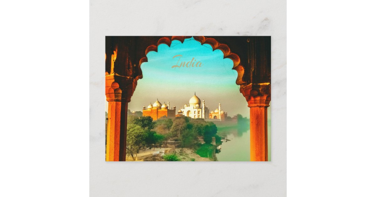 India Taj Mahal Postcard | Zazzle