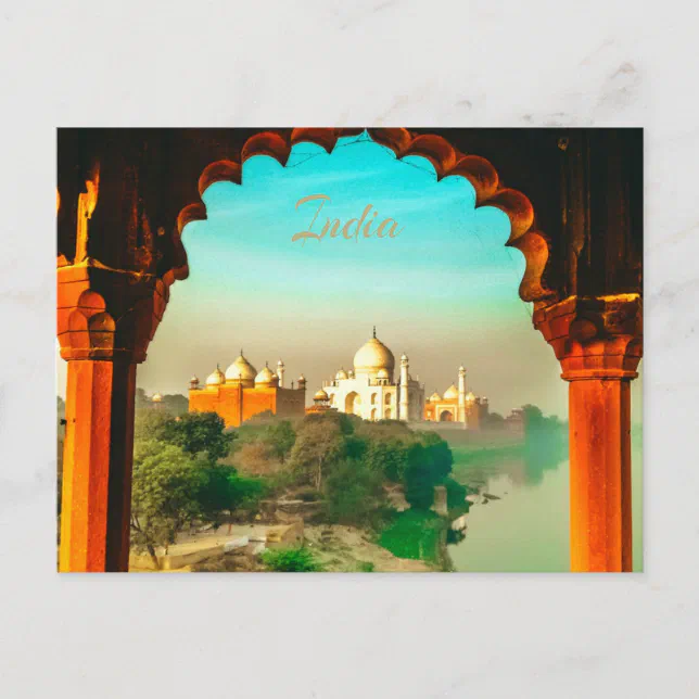 India Taj Mahal Postcard | Zazzle