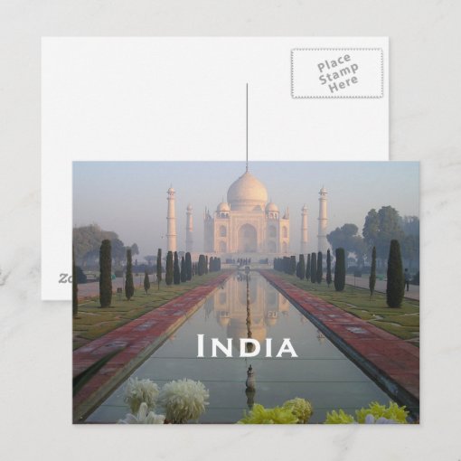 India Vintage Travel Tourism Add Postcard | Zazzle