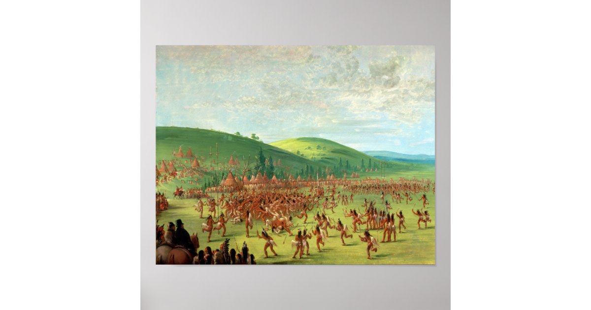 Indian Ball Game Poster | Zazzle