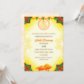 Indian Bride Haldi Ceremony Hindu Couple Ganesha Invitation | Zazzle