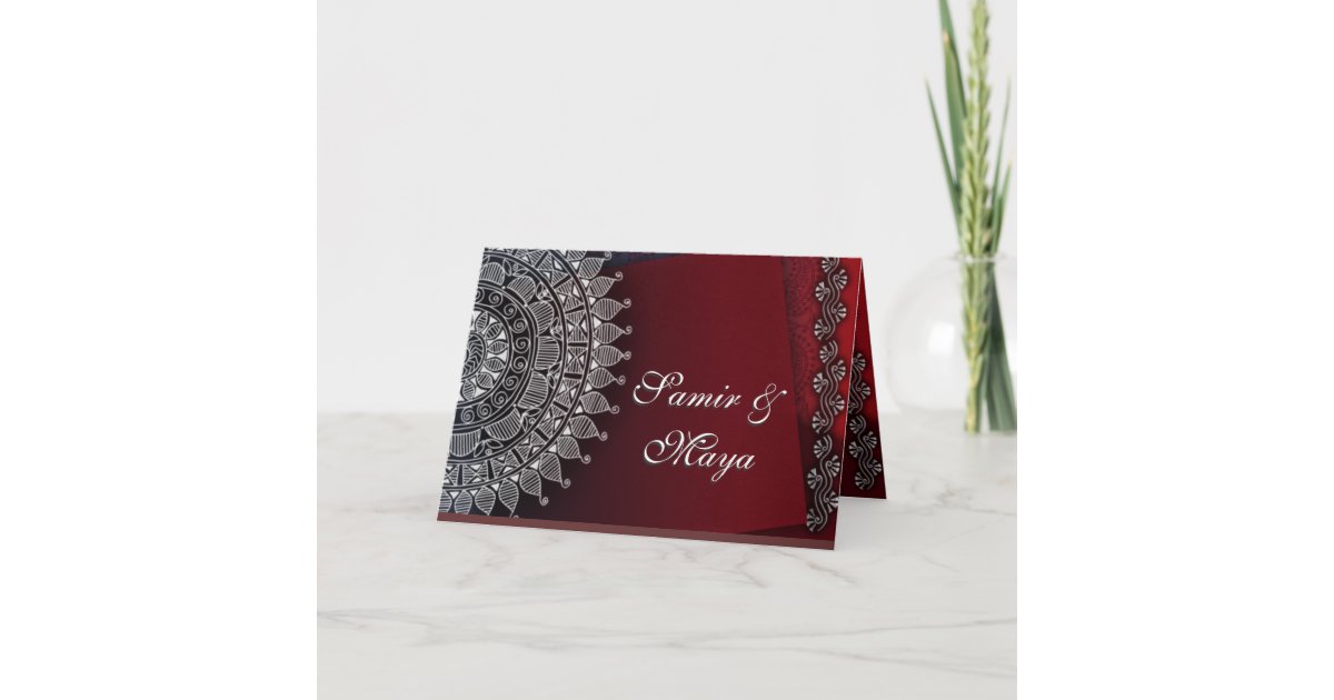 Indian Design Card | Zazzle