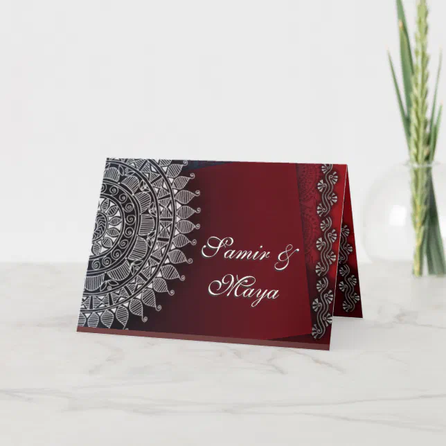 Indian Design Card | Zazzle