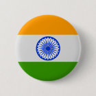 India Flag Button | Zazzle.com